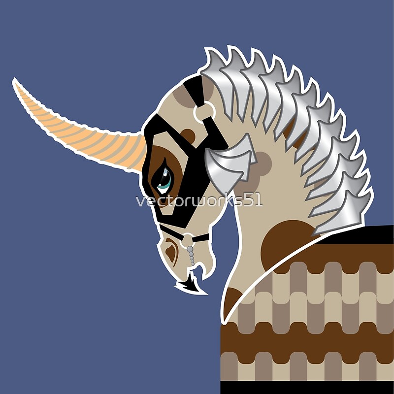 "Battle unicorn vector illustration" by vectorworks51 | Redbubble