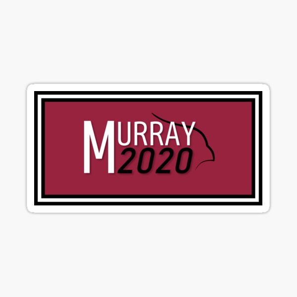 "Murray 2020" Sticker by Dnomyar2136 | Redbubble
