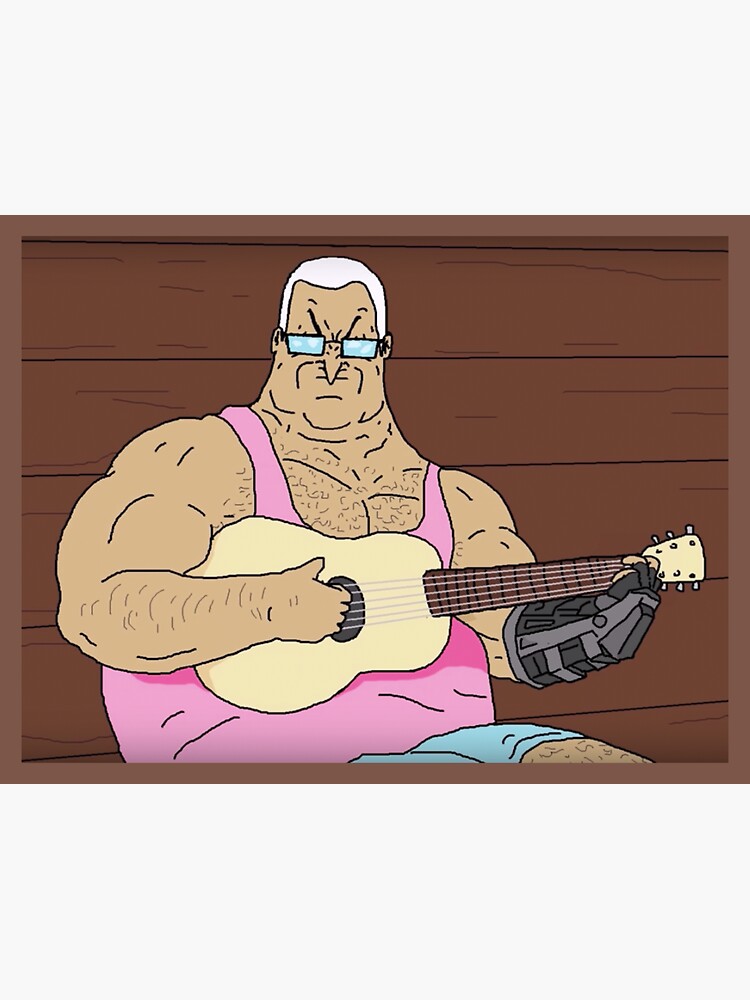 "Big Lez Show: Lez with Guitar" Sticker for Sale by wheppa | Redbubble