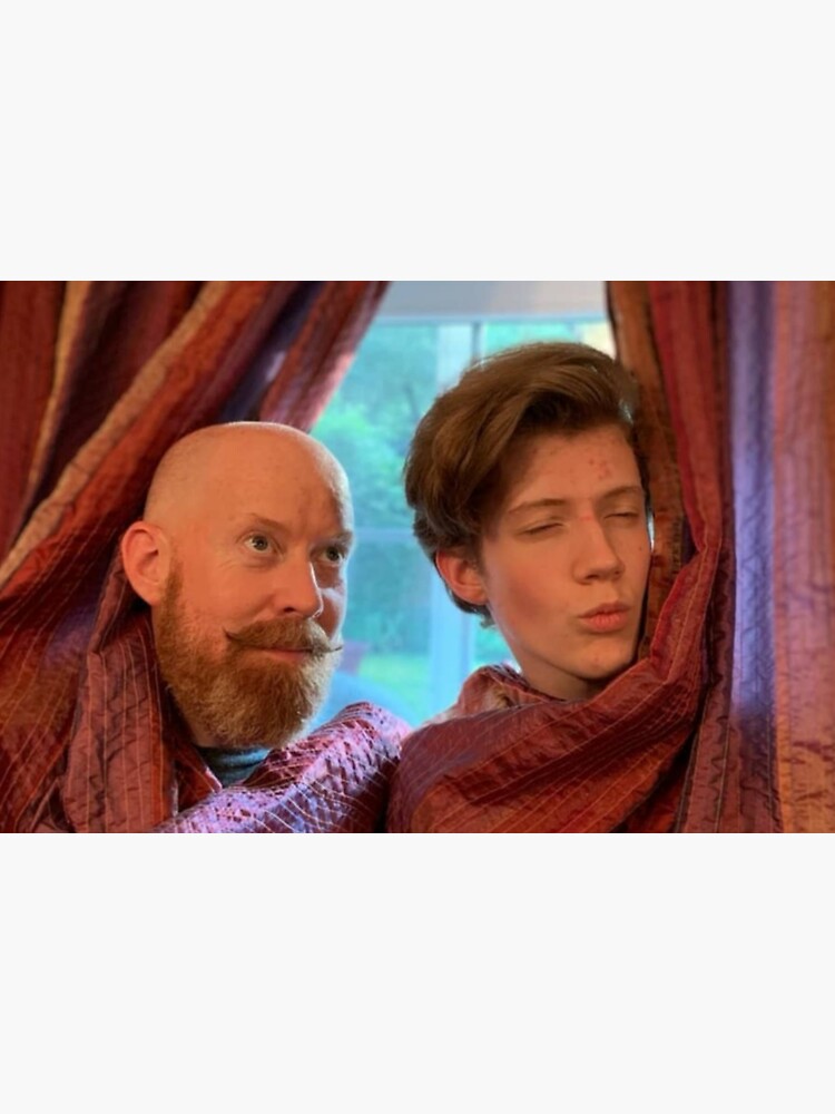 "Caleb and Dad " Sticker for Sale by maddiemarlatt | Redbubble