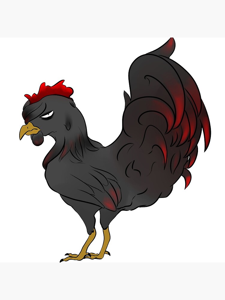 "Emo Chicken" Coasters (Set of 4) for Sale by Saammuu | Redbubble