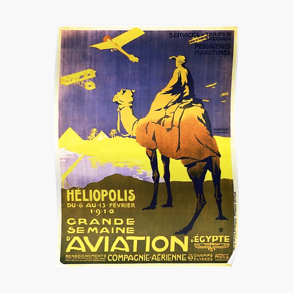 "HELIOPOLIS EGYPT Great Aviation Air Plane Exhibition Vintage Travel ...