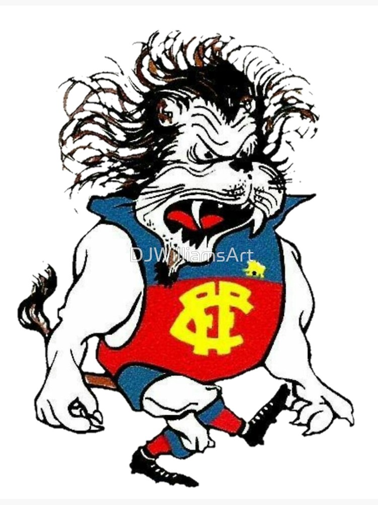 "Fitzroy Lions Retro" Poster for Sale by DJWilliamsArt | Redbubble