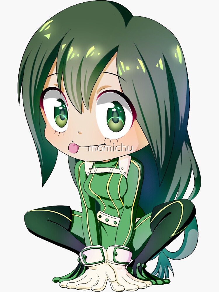 "Tsuyu Asui" Sticker for Sale by momichu | Redbubble