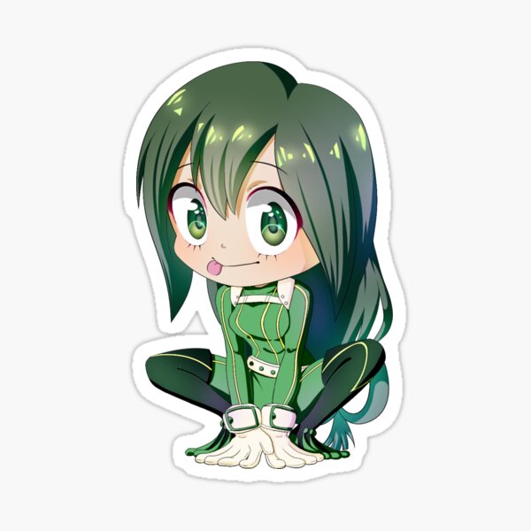 "Tsuyu Asui" Sticker for Sale by momichu | Redbubble