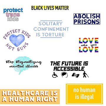 "Human Rights Stickers Alt." Sticker for Sale by tojustbe | Redbubble