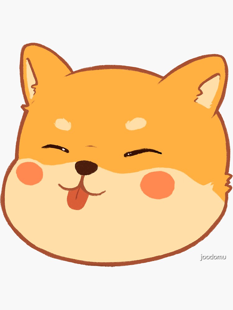 "Chibi Shiba Inu" Sticker by joodomu | Redbubble