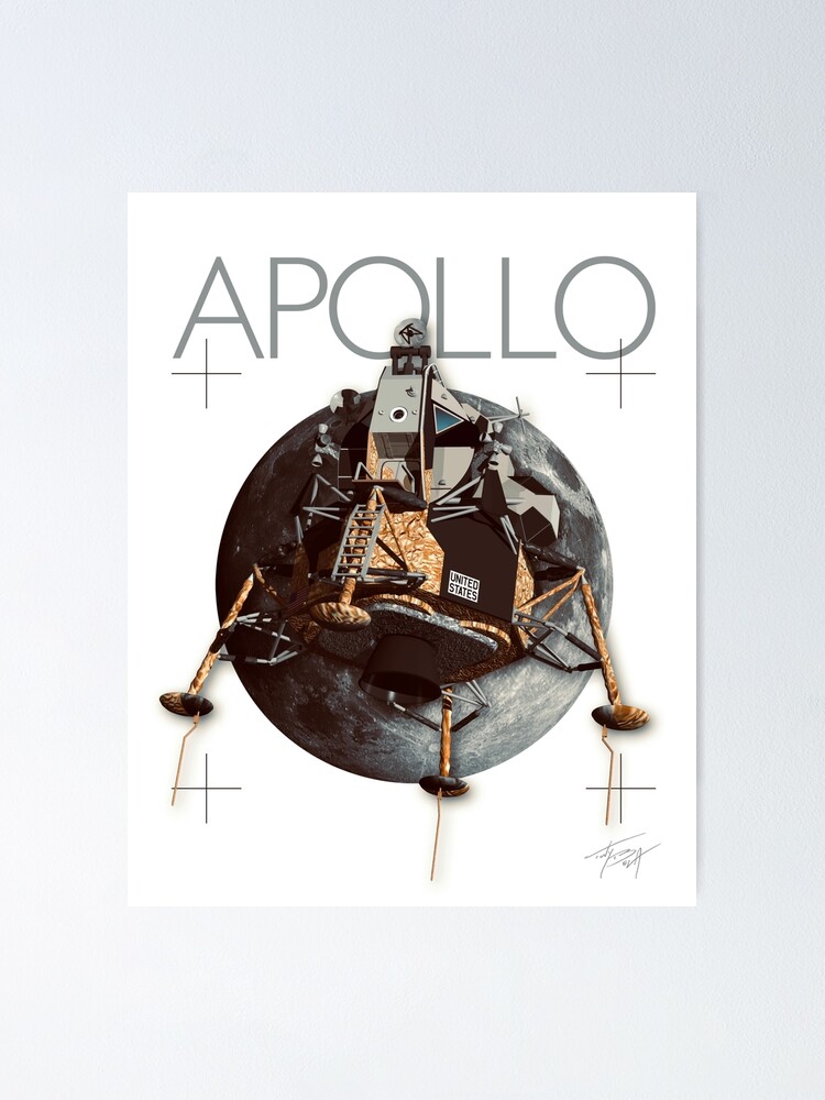 "Apollo 11" Poster by Tonyalpha | Redbubble