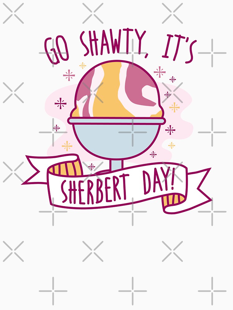 "Sherbert Day" T-shirt for Sale by DetourShirts | Redbubble | sherbert ...