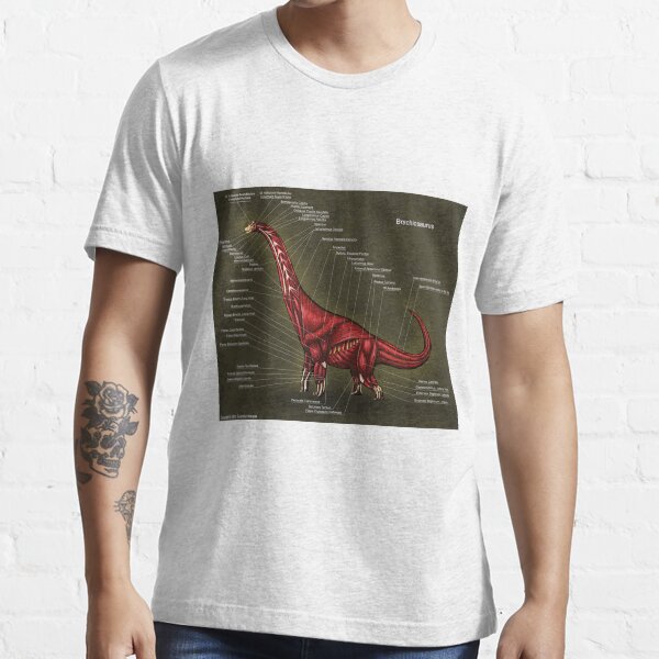 "Brachiosaurus Muscle Study" T-shirt by Thedragonofdoom | Redbubble