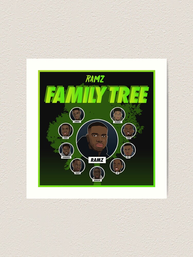 "RAMZ FAMILY TREE" Art Print by F430 | Redbubble