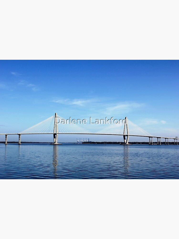 "Ravenel Bridge, Charleston SC" Art Print for Sale by DeeZDeZines ...