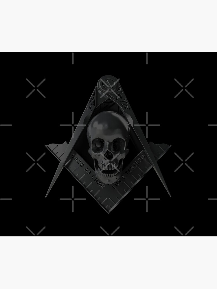 "Freemason Square & Compass Stealth Skull Widows Son Masonic" Shower ...