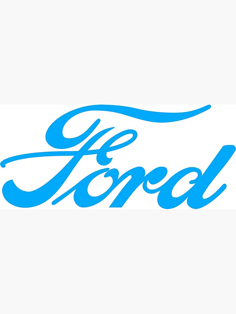"Vintage Ford Script Logo" Poster by mkkessel | Redbubble