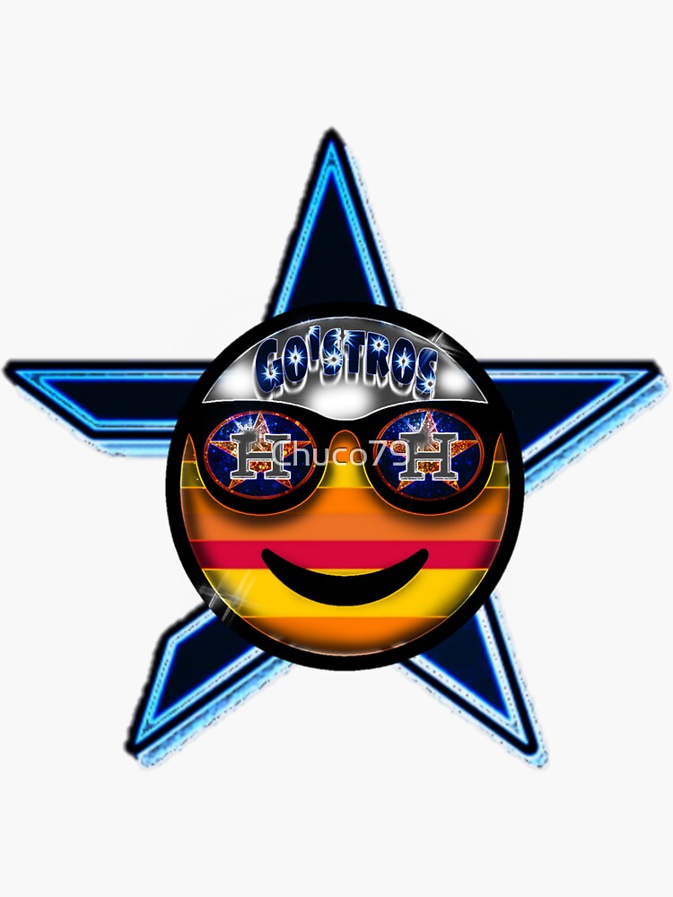 "'Stros Emoji Star" Sticker for Sale by Chuco79 | Redbubble