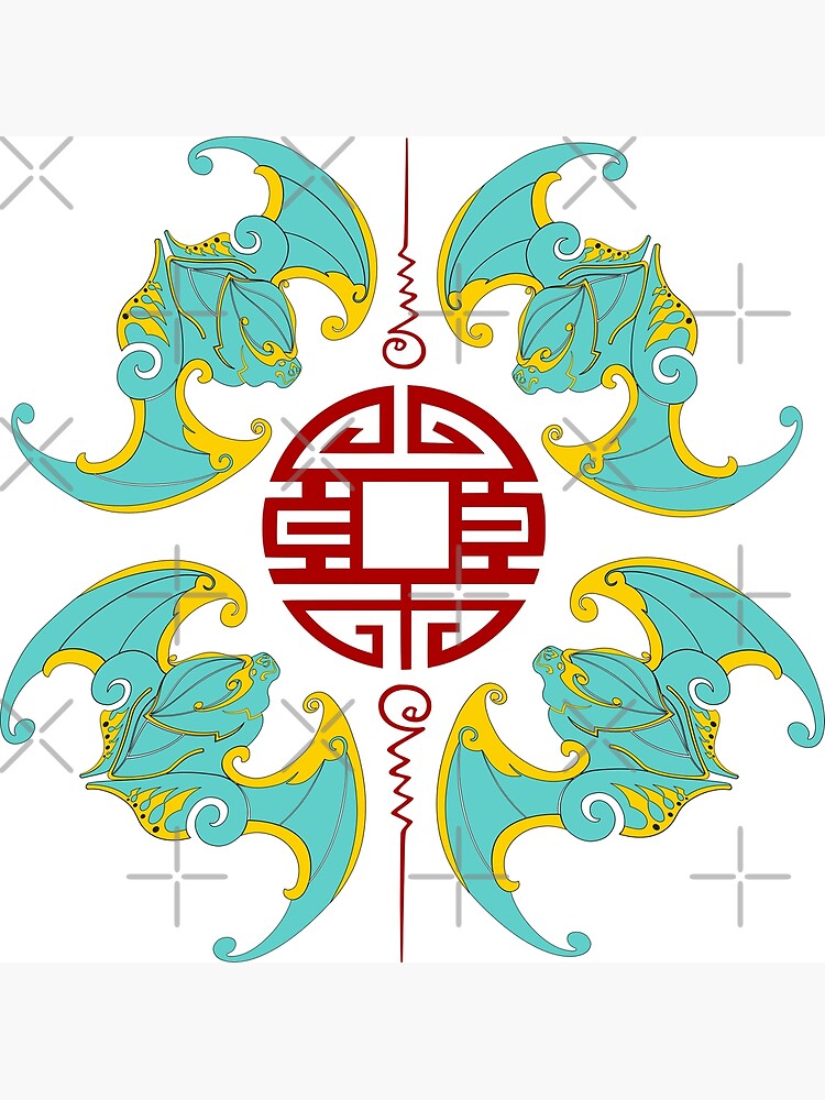 "Chinese bat" Art Print for Sale by moonmorph | Redbubble