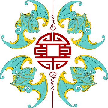 "Chinese bat" Art Print for Sale by moonmorph | Redbubble