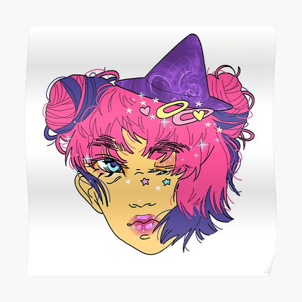"bun witch " Poster for Sale by fairykun | Redbubble