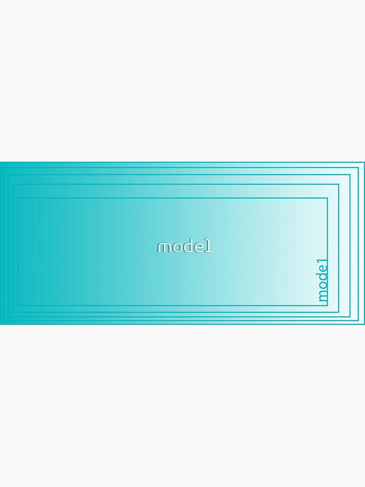 "Teal Death do Us Part" Sticker for Sale by mode1 | Redbubble