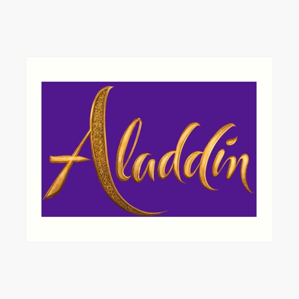 "Aladdin Logo" Art Print for Sale by Leyzel | Redbubble