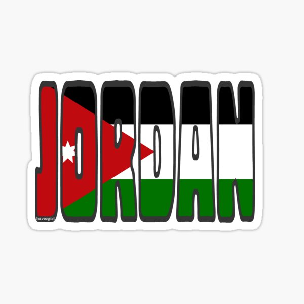 Jordanian Stickers | Redbubble