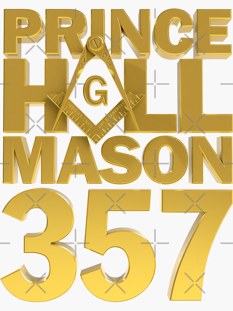 "Freemason Prince Hall Mason 357 Gold Square & Compass Masonic Prince ...