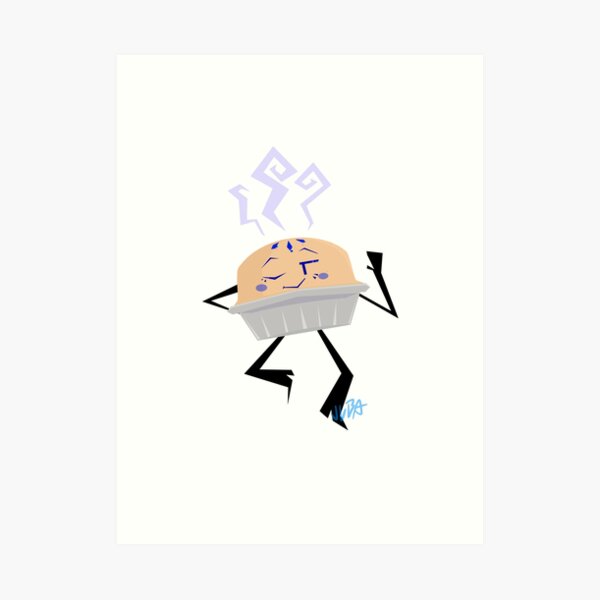 "BFB Pie Sticker" Art Print for Sale by IceMintFreeze | Redbubble