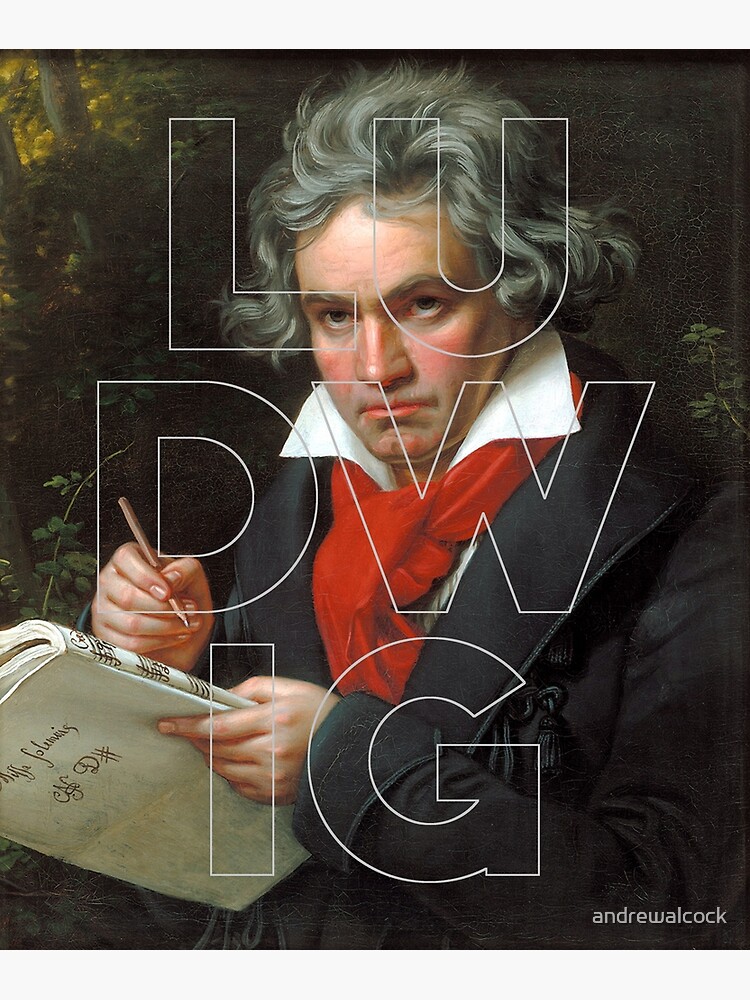 "Ludwig" Poster for Sale by andrewalcock | Redbubble