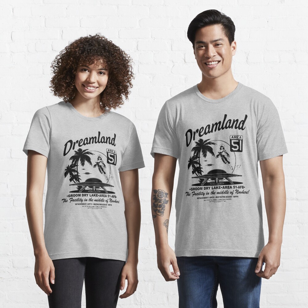 "Dreamland Area 51" T-shirt for Sale by GUS3141592 | Redbubble | area ...