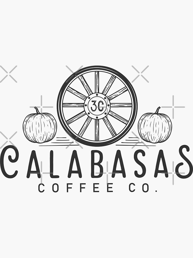 Pegatina «Logotipo de Calabasas Coffee Co. - Completo» de ...