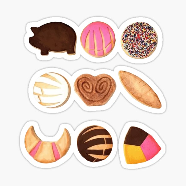 "Pan Dulce" Sticker for Sale by mochachip | Redbubble
