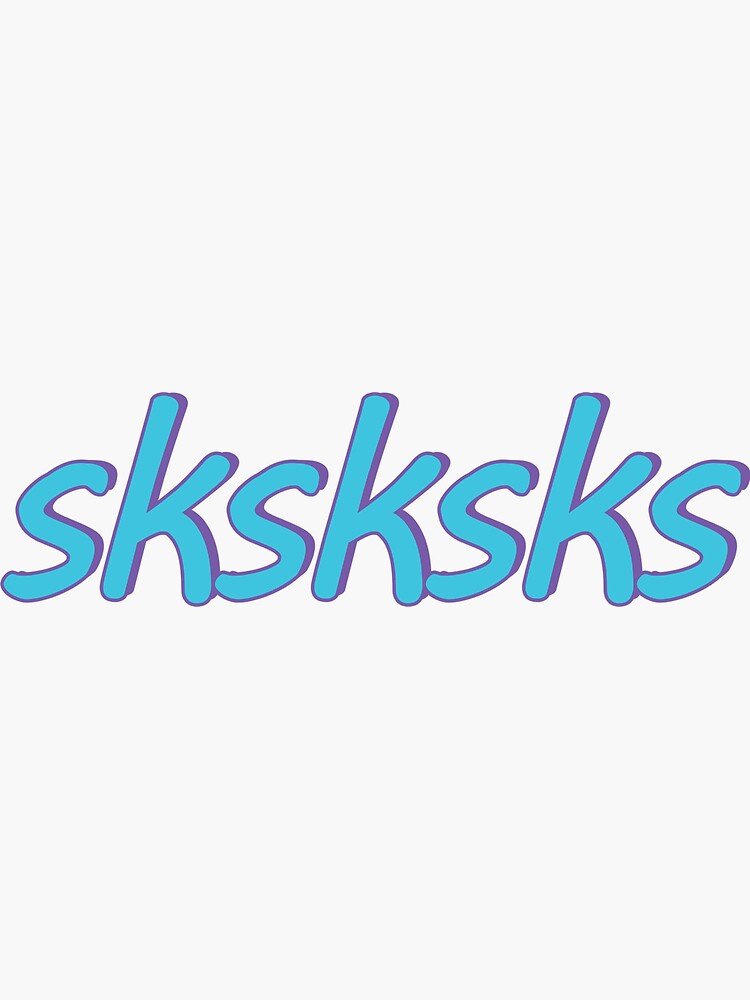 "Sksksks - Wild Berry" Sticker by beezymurphy | Redbubble