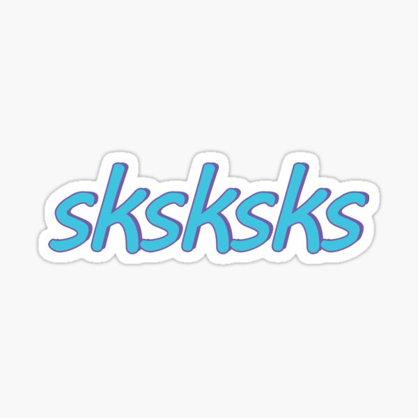 "Sksksks - Wild Berry" Sticker by beezymurphy | Redbubble