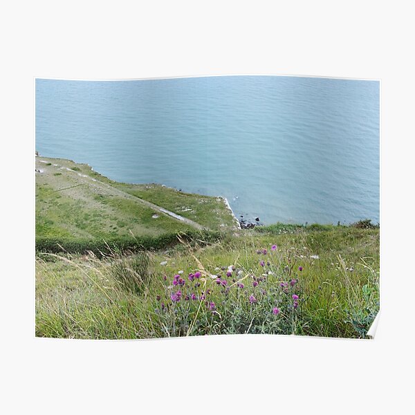 "Dover Cliffside" Poster for Sale by PaulinaS | Redbubble