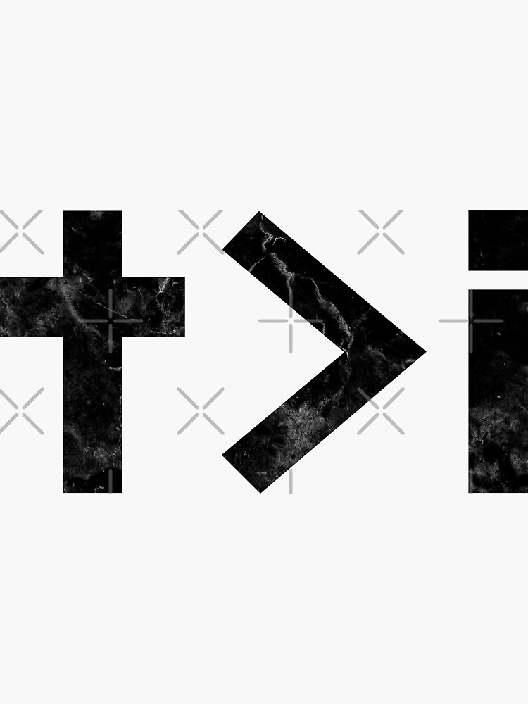 "Christian Quote - He must increase i must decrease - Marble" Sticker for Sale by ChristianStore ...