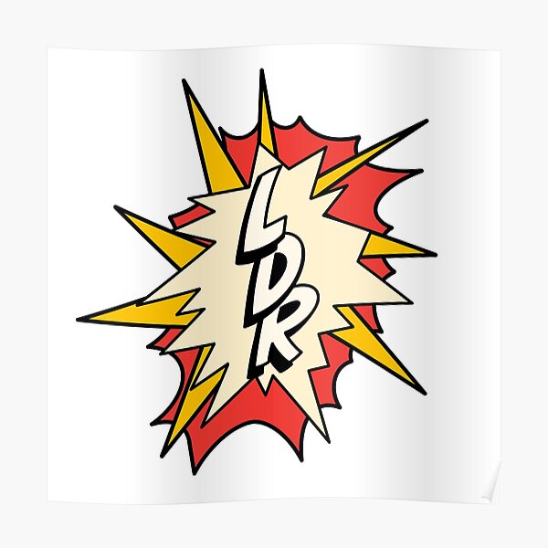 "LDR" Poster for Sale by sparrrowblue | Redbubble