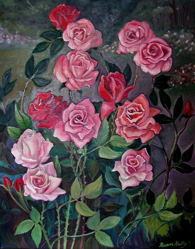 "Rose Tangle" by Duckydaddles | Redbubble