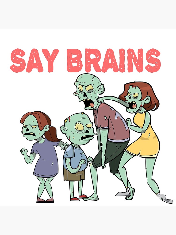 "Zombie family photo" Poster by WeMadeOurWorld | Redbubble