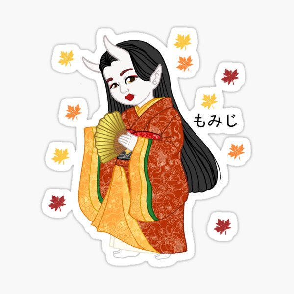 "Momiji" Sticker by Marie-Luise | Redbubble