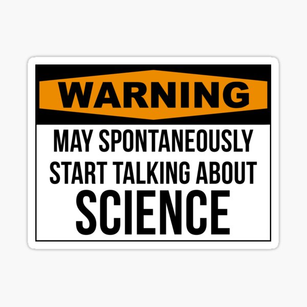 "Science" Sticker by silverorlead | Redbubble