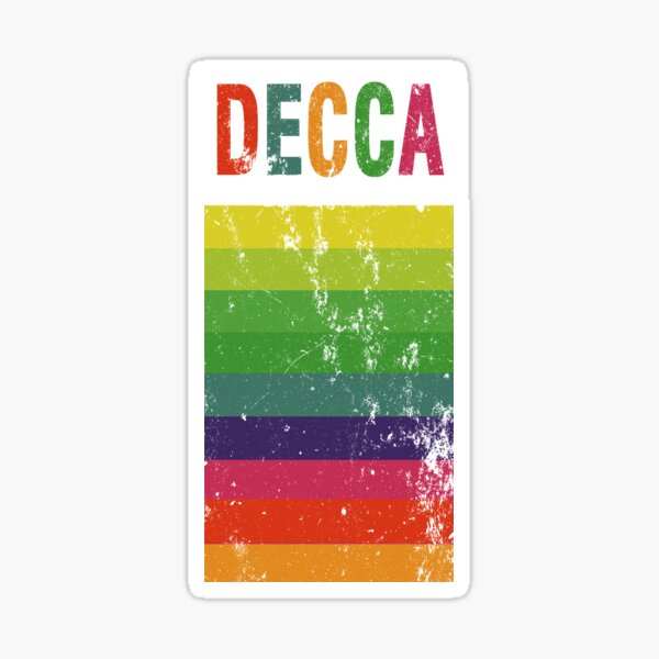 "Decca Records" Sticker for Sale by Retrorockit | Redbubble