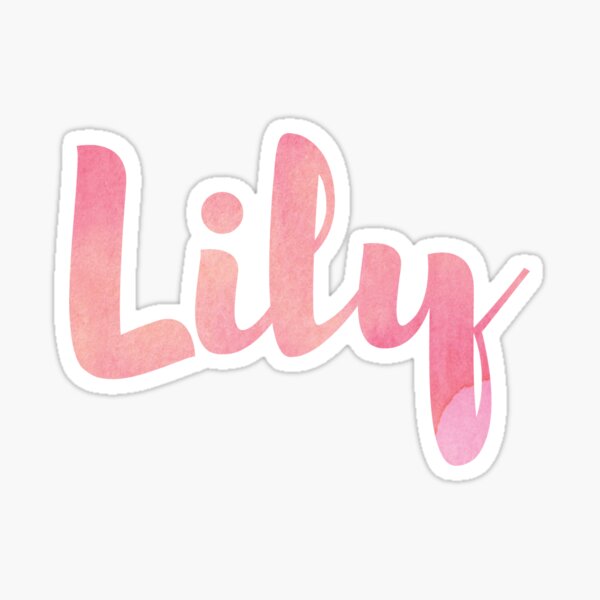 "Lily" Sticker for Sale by ampp | Redbubble