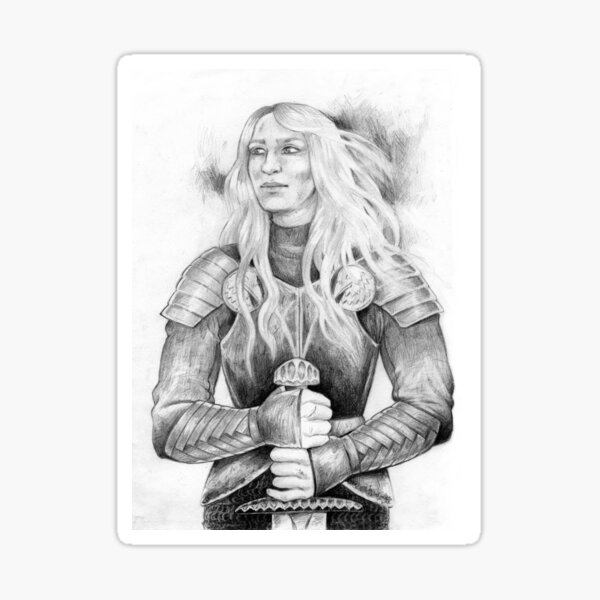 "Knight" Sticker by SaskiaDeKorte | Redbubble