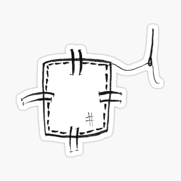 "Patch" Sticker for Sale by wendycrayon | Redbubble