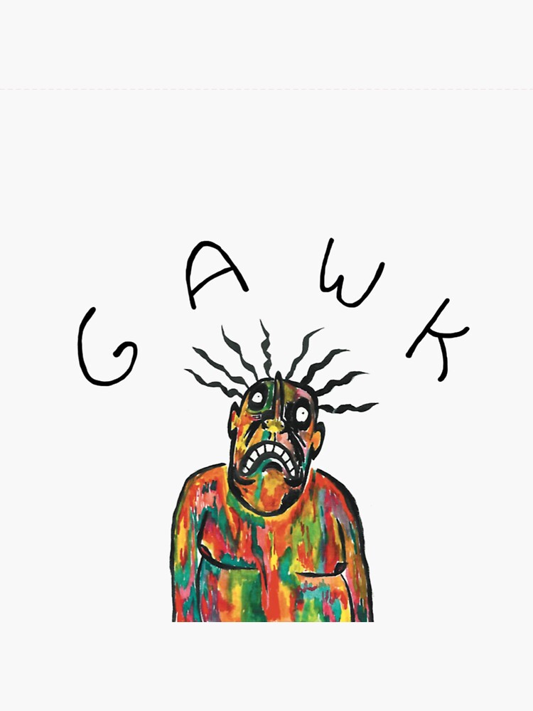 "Vundabar Gawk Album Cover Art" Sticker for Sale by cassbag | Redbubble