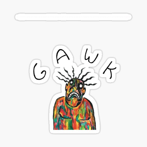 "Vundabar Gawk Album Cover Art" Sticker for Sale by cassbag | Redbubble