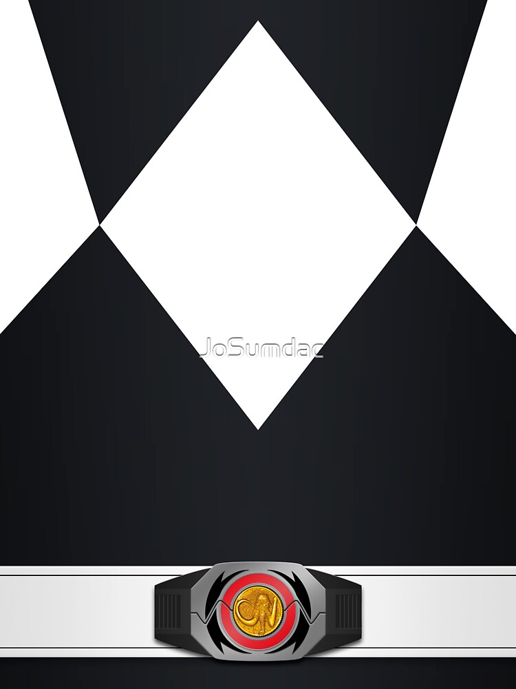 "MMPR Black" T-shirt for Sale by JoSumdac | Redbubble | power t-shirts ...