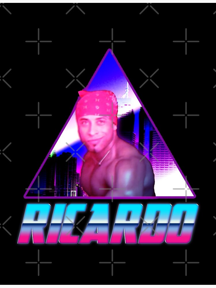 "Ricardo Milos 80's Aesthetic" Art Print for Sale by Geempah | Redbubble