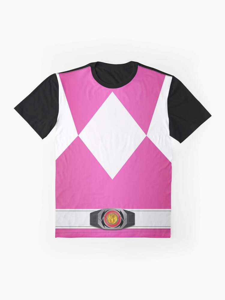 "MMPR Pink" T-shirt for Sale by JoSumdac | Redbubble | power graphic t ...
