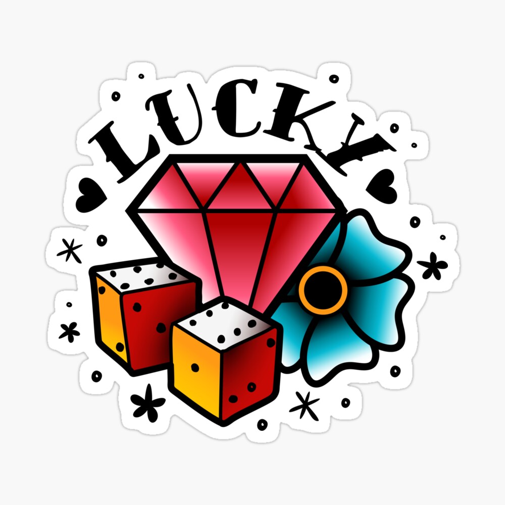 Lucky Charm Face Tattoos